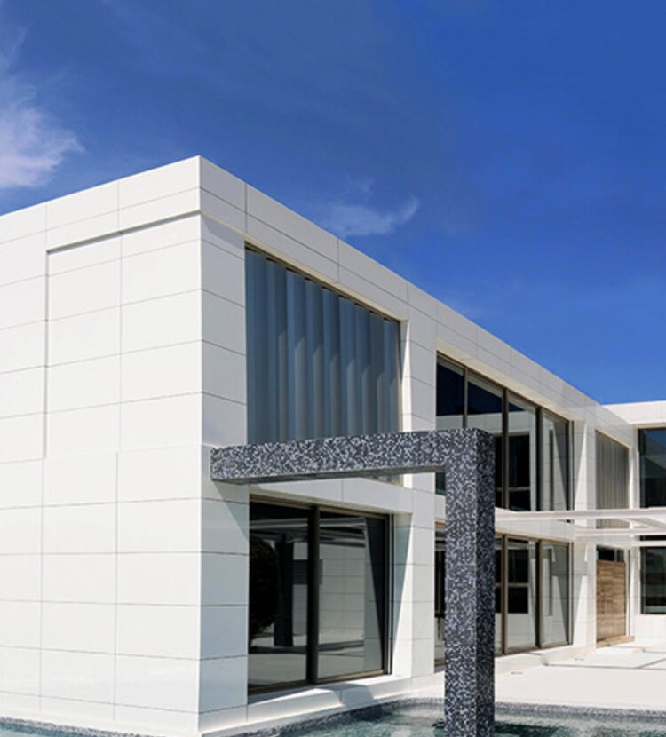 Fassade Einfamilienhaus | Fundermax