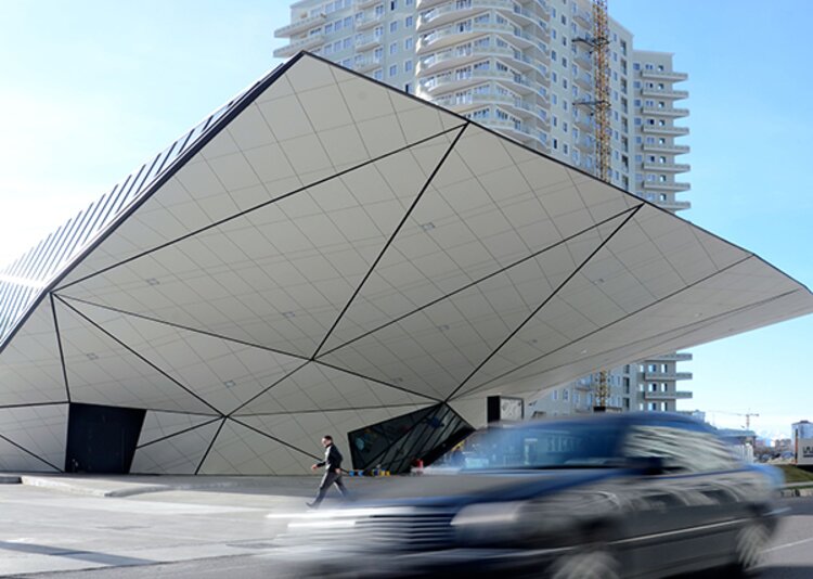 Exterior panels for functional buildings | Fundermax